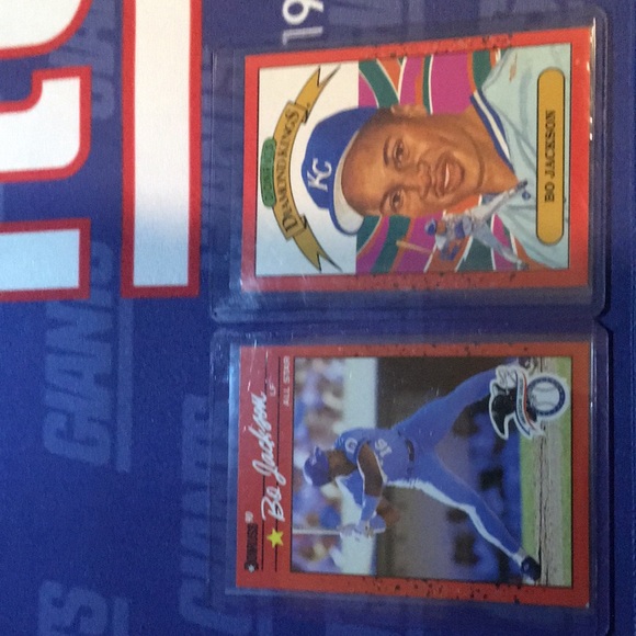 Donruss | Toys | Bo Jackson Collector Lot Two Error Cards Very Sort ...